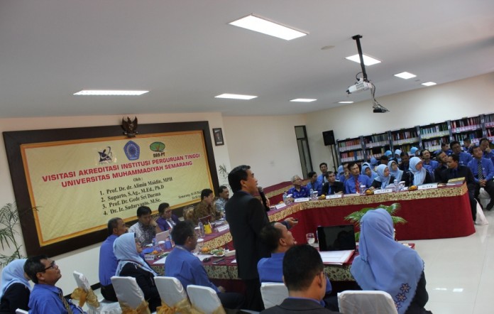 UNIMUS JALANI PROSES VISITASI AIPT - Universitas Muhammadiyah Semarang