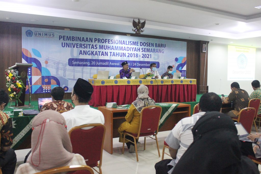 Pembinaan Profesionalisme Dosen Baru Unimus Angkatan Tahun 2018-2021 ...